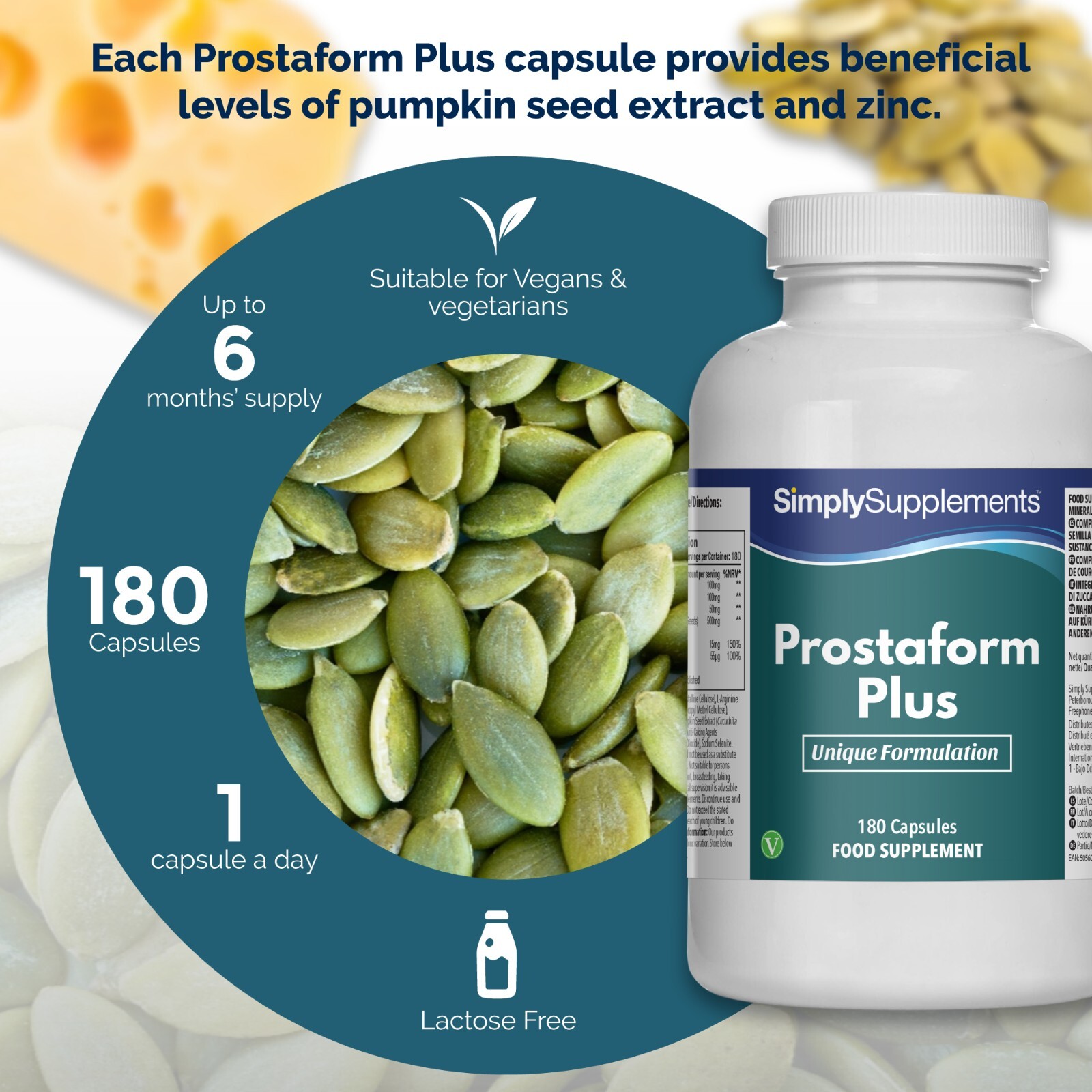 Prostaform Plus * 180 Capsules * High Strength * New & Improved Formula ...