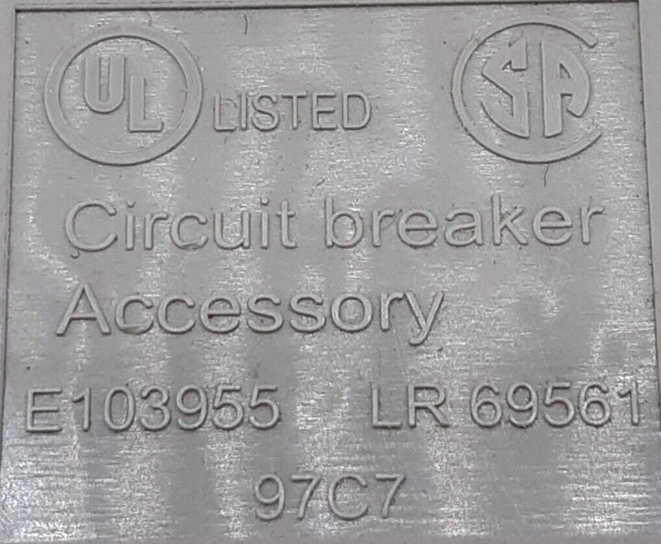 E103955 Circuit Breaker Accessory LR 69561 | eBay