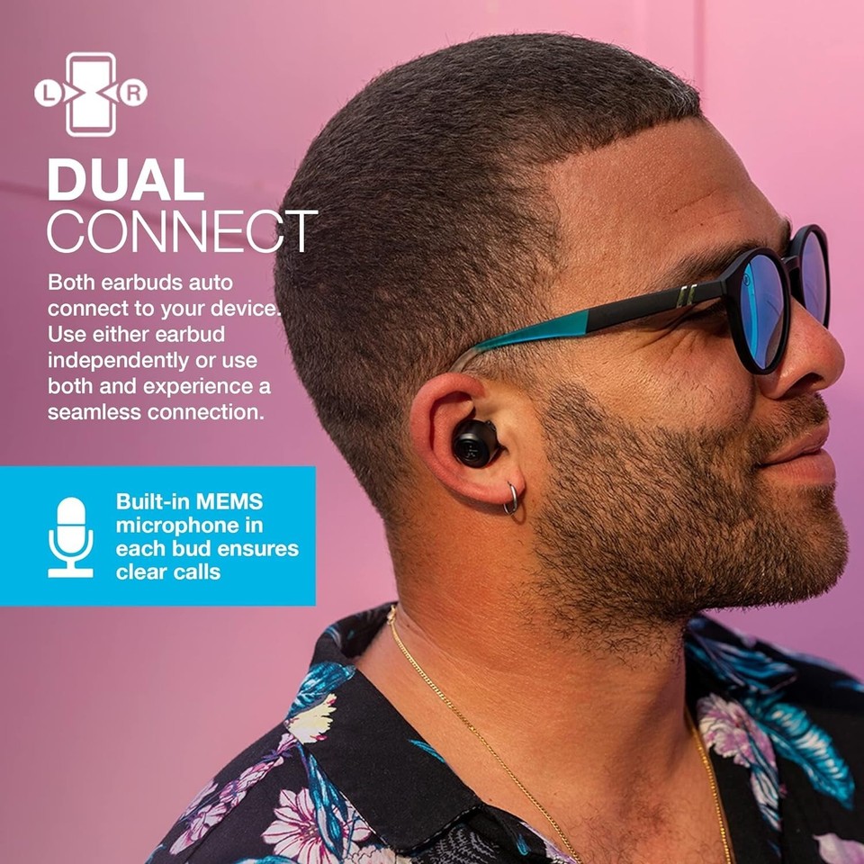 JLab Go Air POP True Wireless Bluetooth Earbuds & Charging Case ...