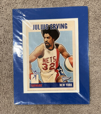 Julius Erving New York Nets ABA poster/photograph collector’s item | eBay