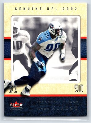 2002 Fleer Genuine #28 Jevon Kearse Tennessee Titans | eBay