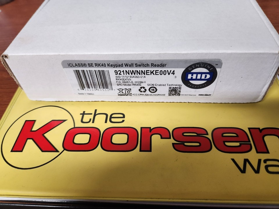 iclass se rk40 921nwnneke00v4 rk40eknn keypad wall switch reader | eBay