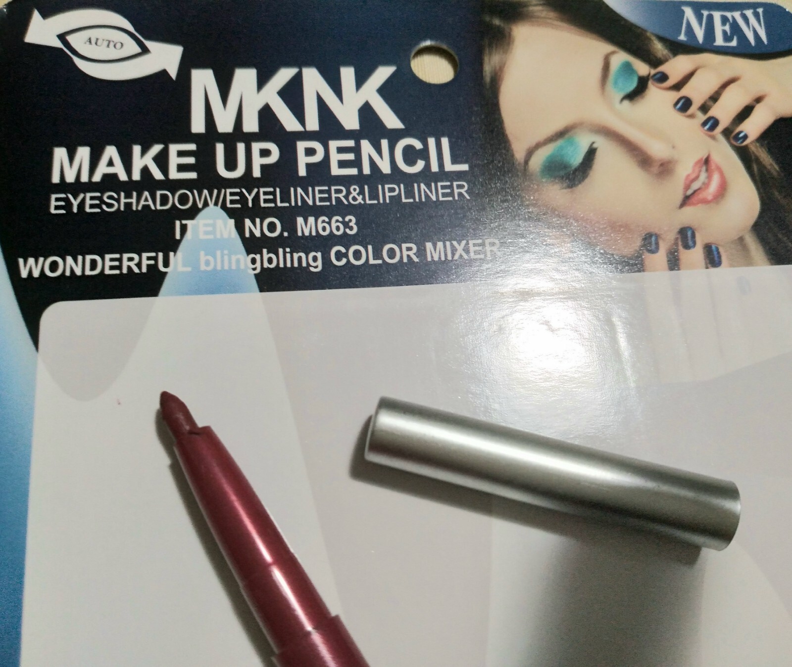 MKNK 4-in-1 RED POP Eyeliner Eyeshadow Lipliner Highlight WIND-UP ...