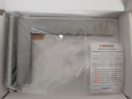 Facom Flanged Stainless Steel Precision Square 200mm | eBay UK