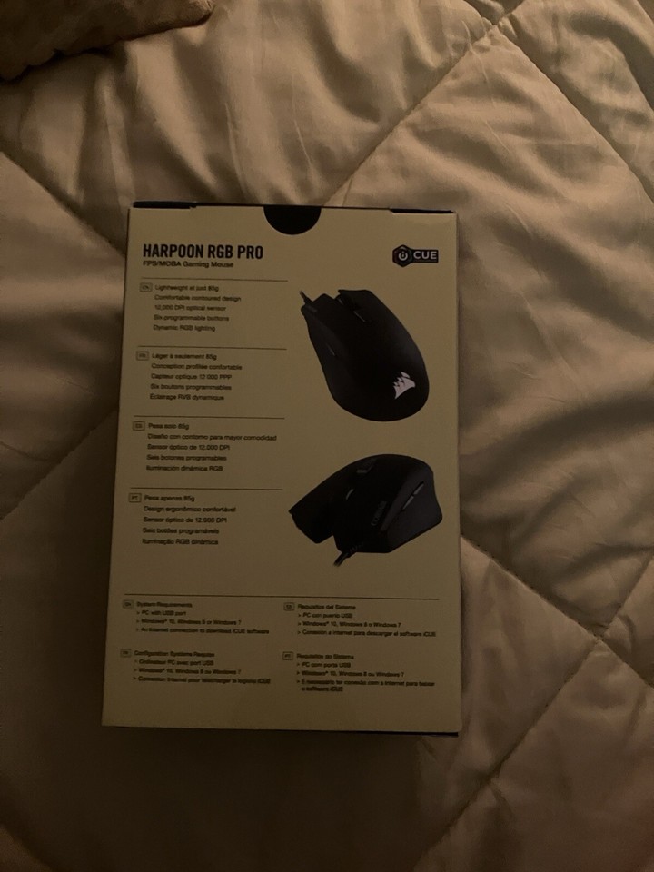 Corsair Harpoon PRO (CH-9301111-NA) Wired Gaming Mouse Works, But ...