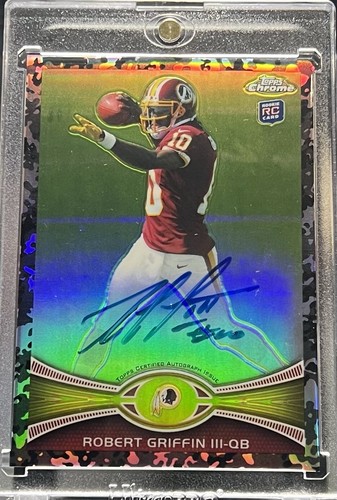 Robert Griffin III RGIII 2012 Topps Chrome Camo Refractor RC Rookie ...