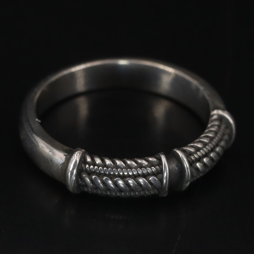 VTG Sterling Silver - DESIGNER SDN Braided Men's Band Ring Size 10 - 5 ...