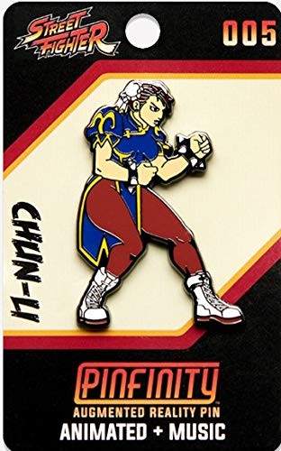 Pinfinity PFSF005 Street Fighter-Chun-Li Augmented Reality Pin ...