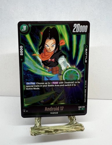 Dragon Ball Super Fusion World FB03-059 Foil Android 17 DBZ TCG | eBay