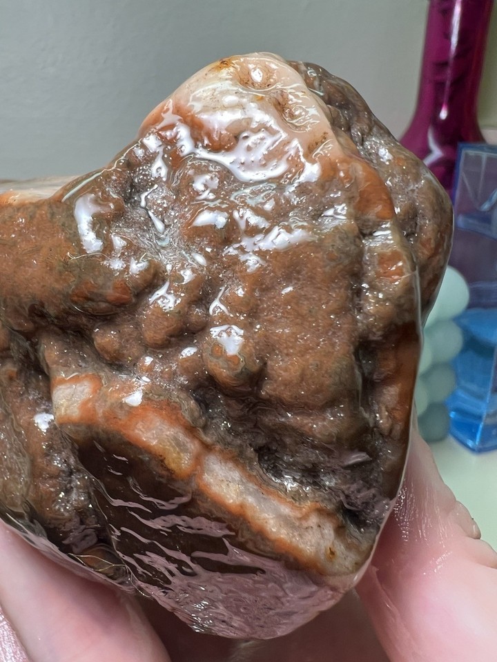 Lake Superior Agate Crystal Botryoidal Display Specimen Rough MN ...