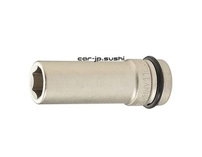 Tone TONE Long Impact Socket 3NV-11L 9.5mm Drive 3/8 Drive 11mm Width ...