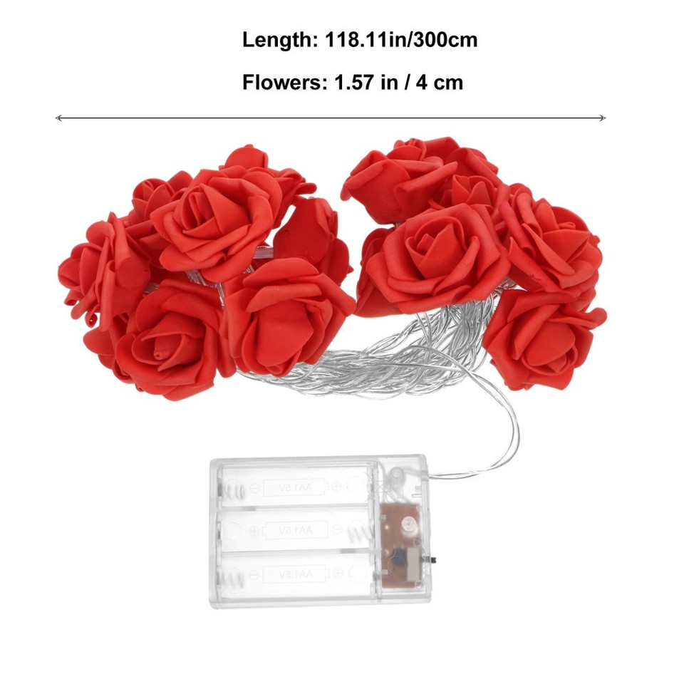 Led Flowers Romantic Bedroom Decorations Indoor Decorative Light | eBay ...