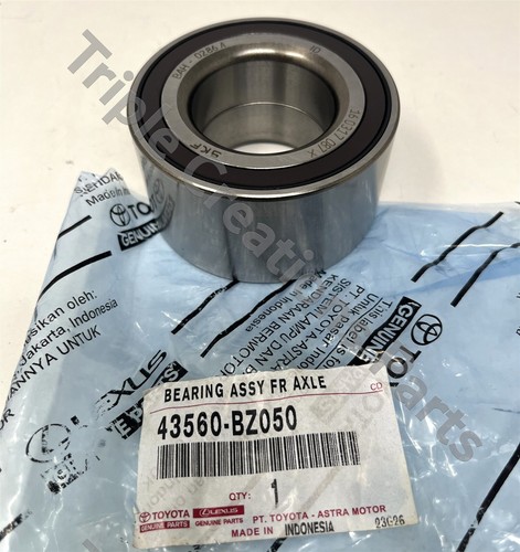 Toyota Genuine 43560-BZ050 Bearing (For Front Axle Hub RH Or Lh ...