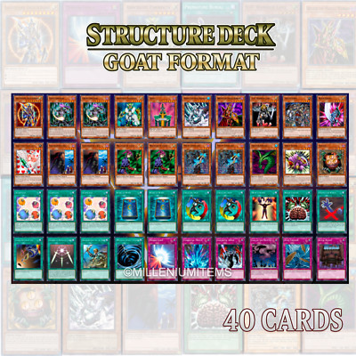 Yugioh Retro Goat Format Deck! 40 Cards Ready to Play Black Luster ...