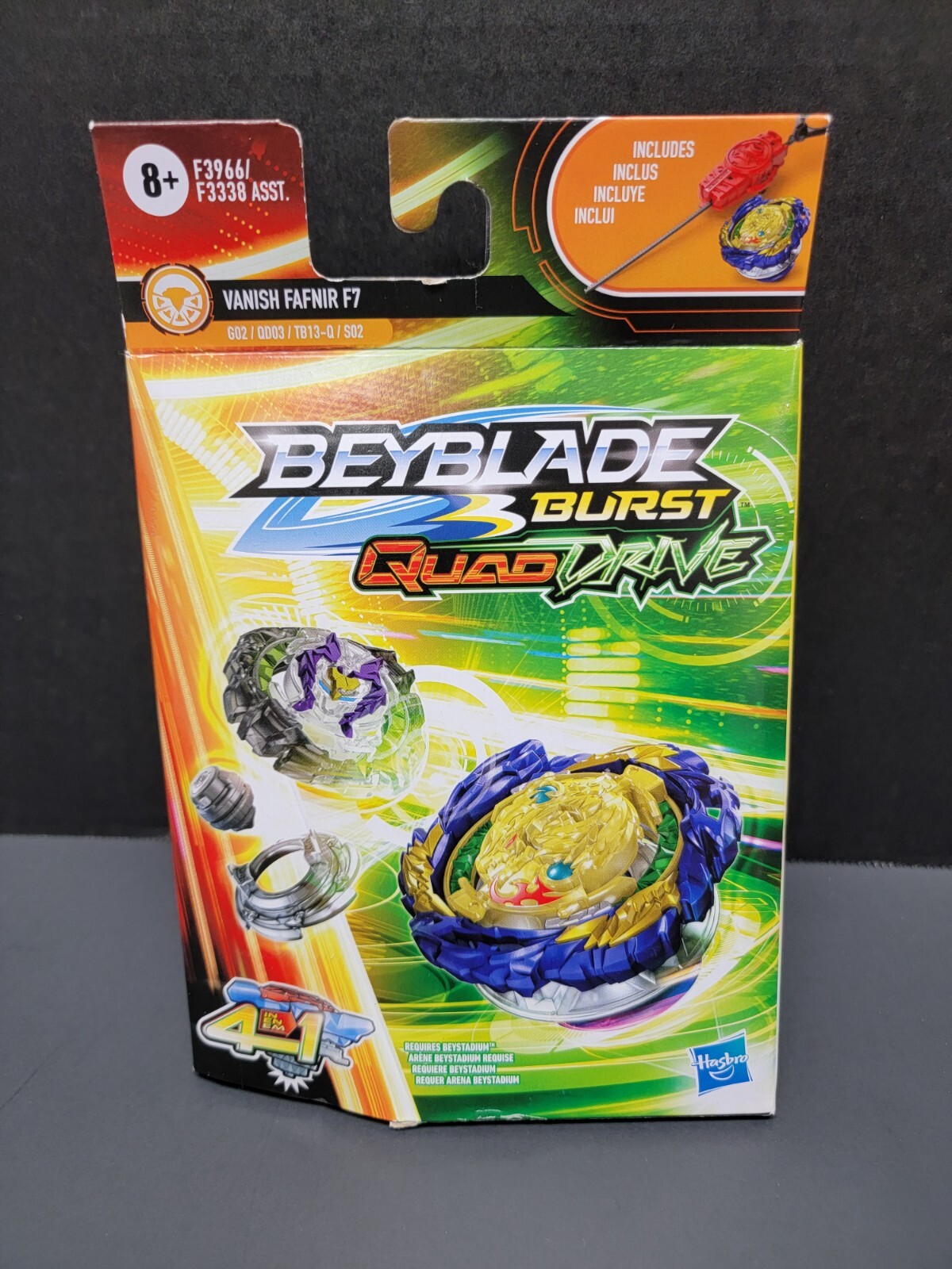 Beyblade Burst QuadDrive Destruction Belfyre B7 Starter Pack. Brand New ...