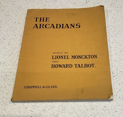 Vintage THE ARCADIANS music, Vocal Score | eBay