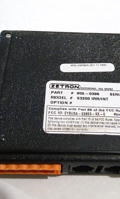 Zetron S3200 950-0396 Integrator Irr Interface Module for sale online ...
