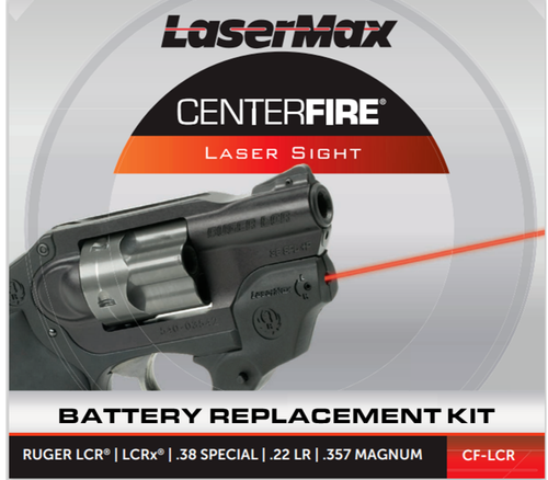 LaserMax Laser Battery Replacement Kit tools battery instructions Ruger ...