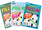 NEW Lot of 3 Penny Press Dell FILL IN Express Puzzle Books Over 160 in ...