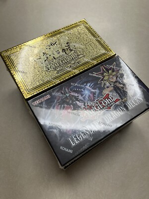 2x Yugioh Yugi's Legendary Decks 2 + 2x DRAGON DECKS! 4 Box Set Brand ...
