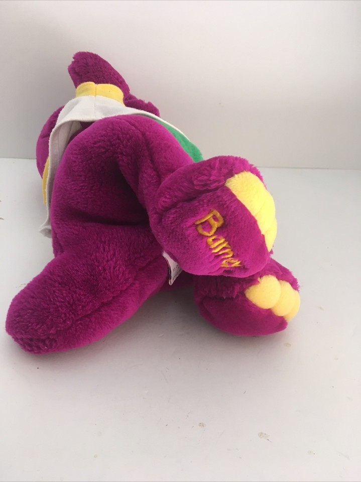 Vtg Dakin Barney 13” Plush 1992 The Lyons Group Stuffed Barney With T ...