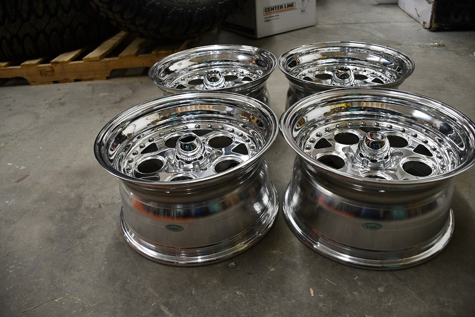 Set 4 15x8 Centerline Rev 2.0 Polished Wheels 5x4.5 Rims | eBay