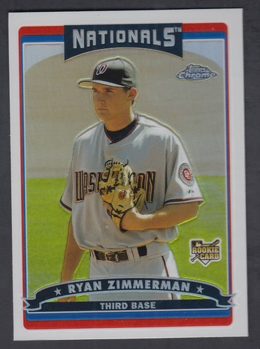 Ryan Zimmerman 2006 Topps Chrome Refractor Rookie Card #284 | eBay