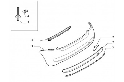 735455224 - Modanatura Paraurti FIAT 500 - anno: dal 2007 | eBay