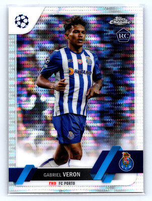2022-23 TOPPS UCC Chrome Silver Refractor 76 Gabriel Veron (FC Porto ...