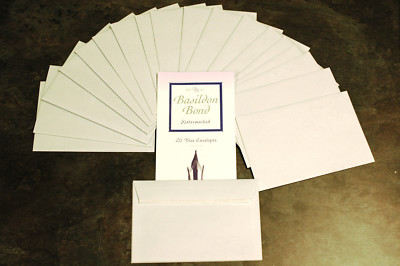 Basildon Bond 40 x Watermarked Quality Envelopes - Blue - 95mm x 143mm ...
