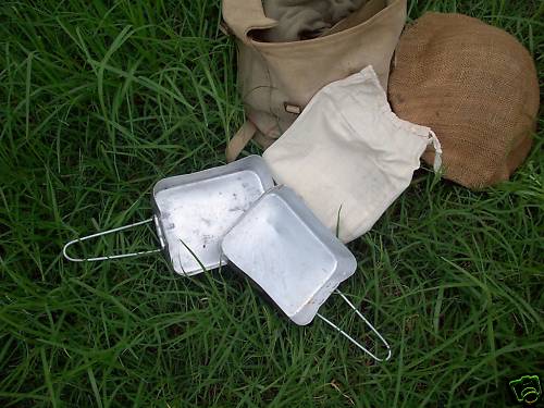 WW2 BRITISH / AUSTRALIAN ARMY SQUARE MESS TINS - PAIR NEW MADE ...