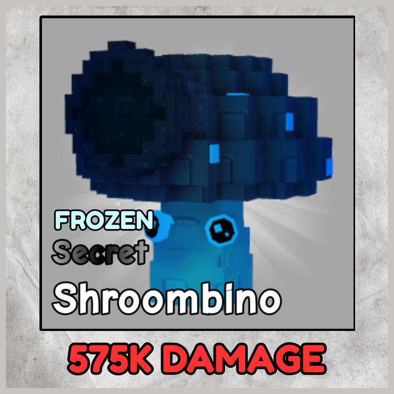 PLANTS VS BRAINROT - SECRET - FROZEN - SHROOMBINO - 575K DAMAGE | eBay