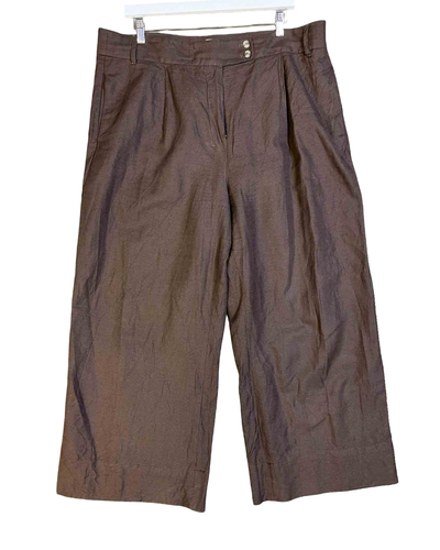 Size 18 Commonry Brown Linen Pants | eBay UK