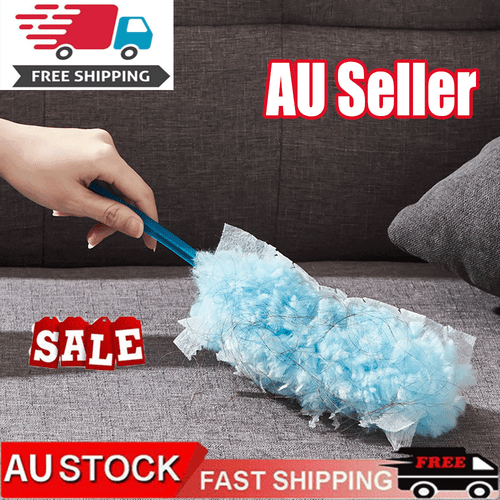 Flash Dust Magnet Fluffy Duster KIT 1 HANDLE & 3 REFILLS HQ | eBay