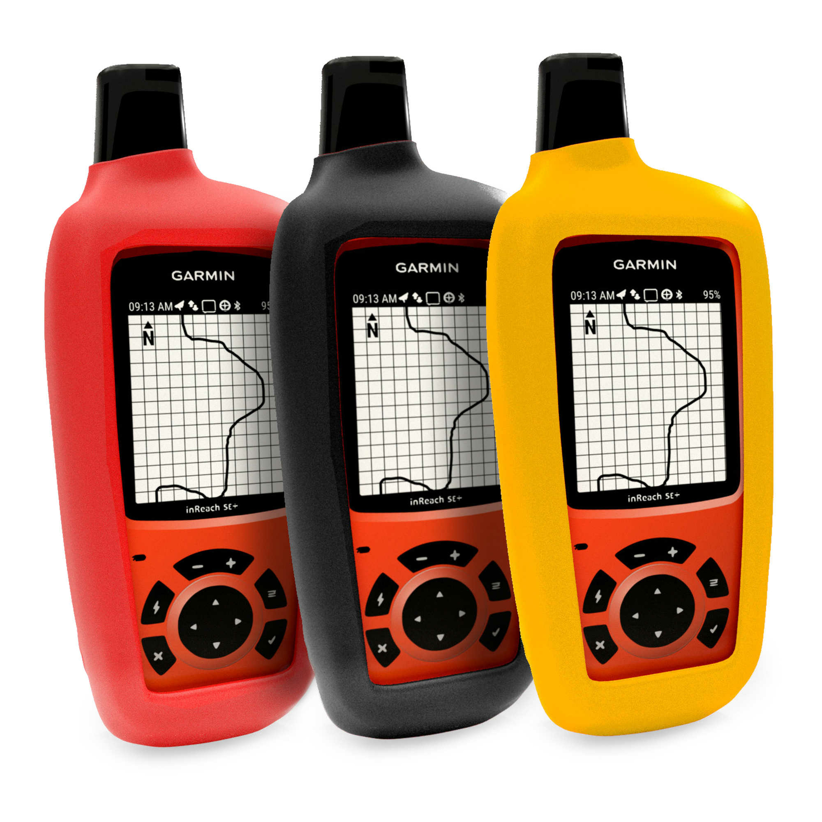 TUFF LUV Silicone case for Garmin InReach Explorer (All models) - Black ...