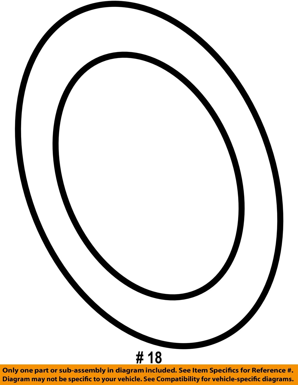 Ford OEM Cooling System Bypass Line Adapter O-ring W714789S300 Image 26 ...