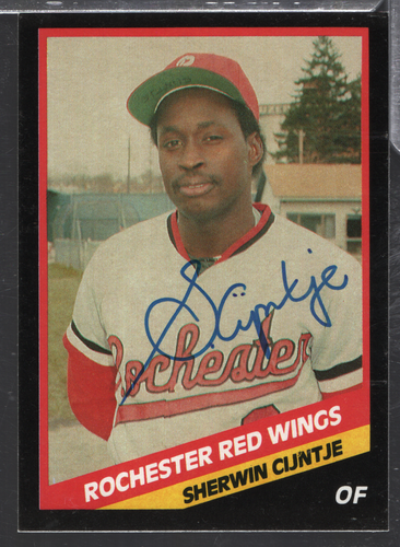 Sherwin Cijntje Red Wings Autographed 1988 CMC #20 w/COA 021224NPCD694 ...