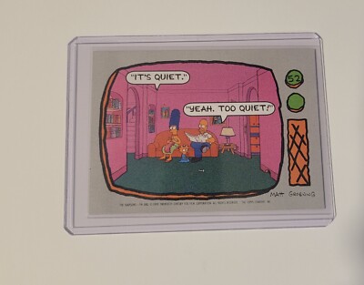 The Simpsons Trading Card 1990 #52 Homer Marge Maggie Simpson | eBay