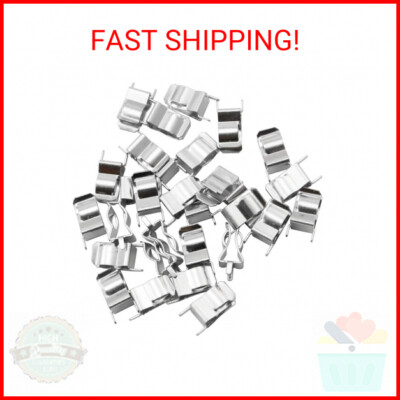 Fuse Clip 30PCS Brass Plated Tin Fuse Holder Clip for 6x30 mm Glass ...