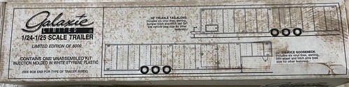GALAXIE LIMITED 44" TRI-AXLE GOOSENECK TRAILER MODEL KIT 1/24-1/25 | eBay