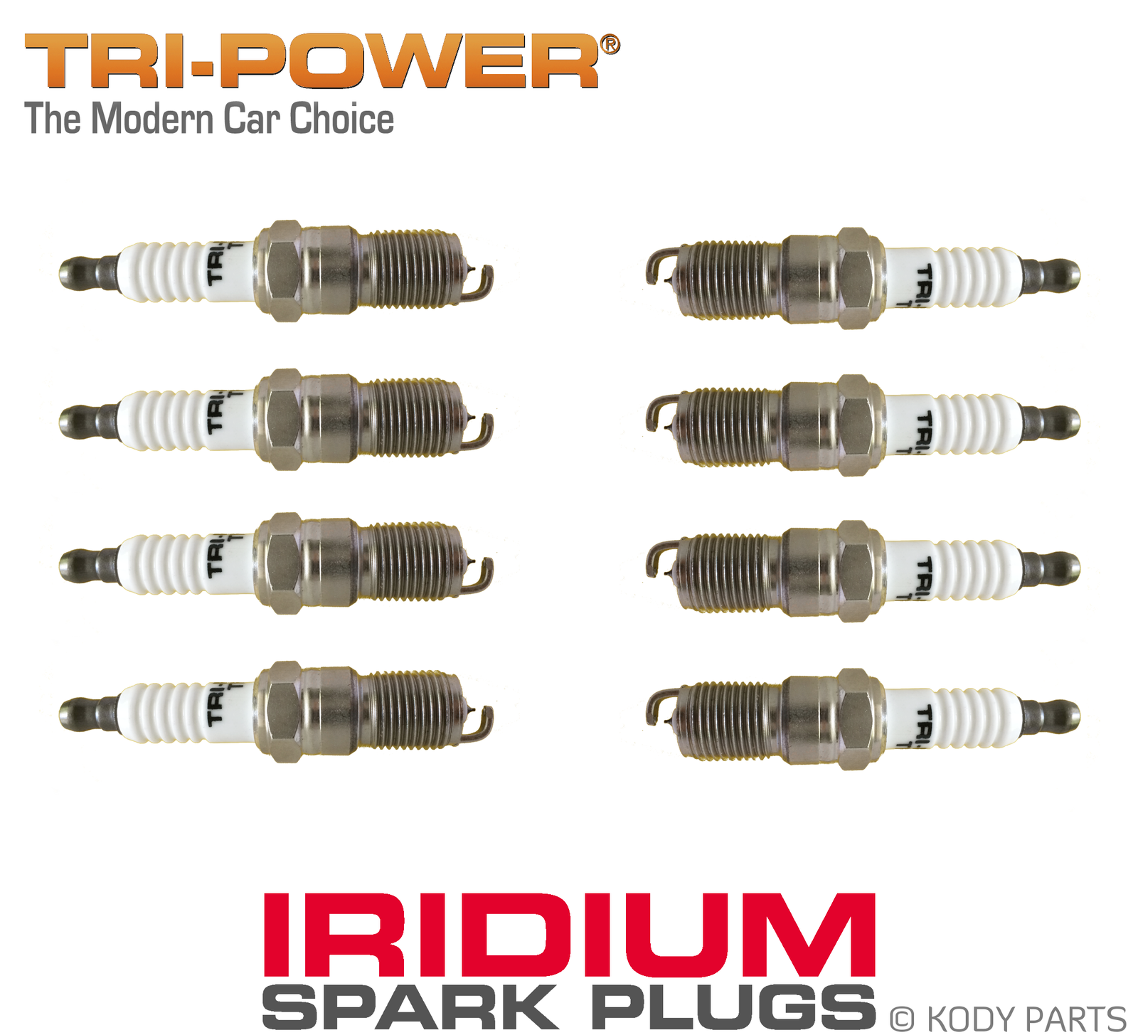 IRIDIUM SPARK PLUGS - for Ford Falcon XR8 5.0L V8 AU, AUII, AUIII TRI ...