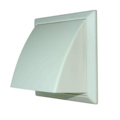 Domus 4902W Cowled Extractor Fan Grille with Damper 100mm / 4 Inch ...