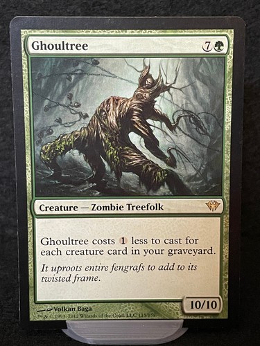 Magic the Gathering Dark Ascension Ghoultree Creature Zombie Treefolk ...