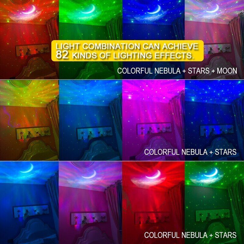 Astronaut Projector Galaxy Starry Sky Night Lights Space LED Star Lamp ...