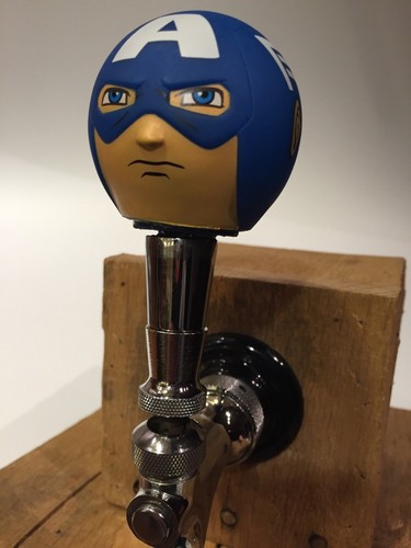 CAPTAIN AMERICA Tap Handle Beer Keg Figural Marvel Comics Avengers ...