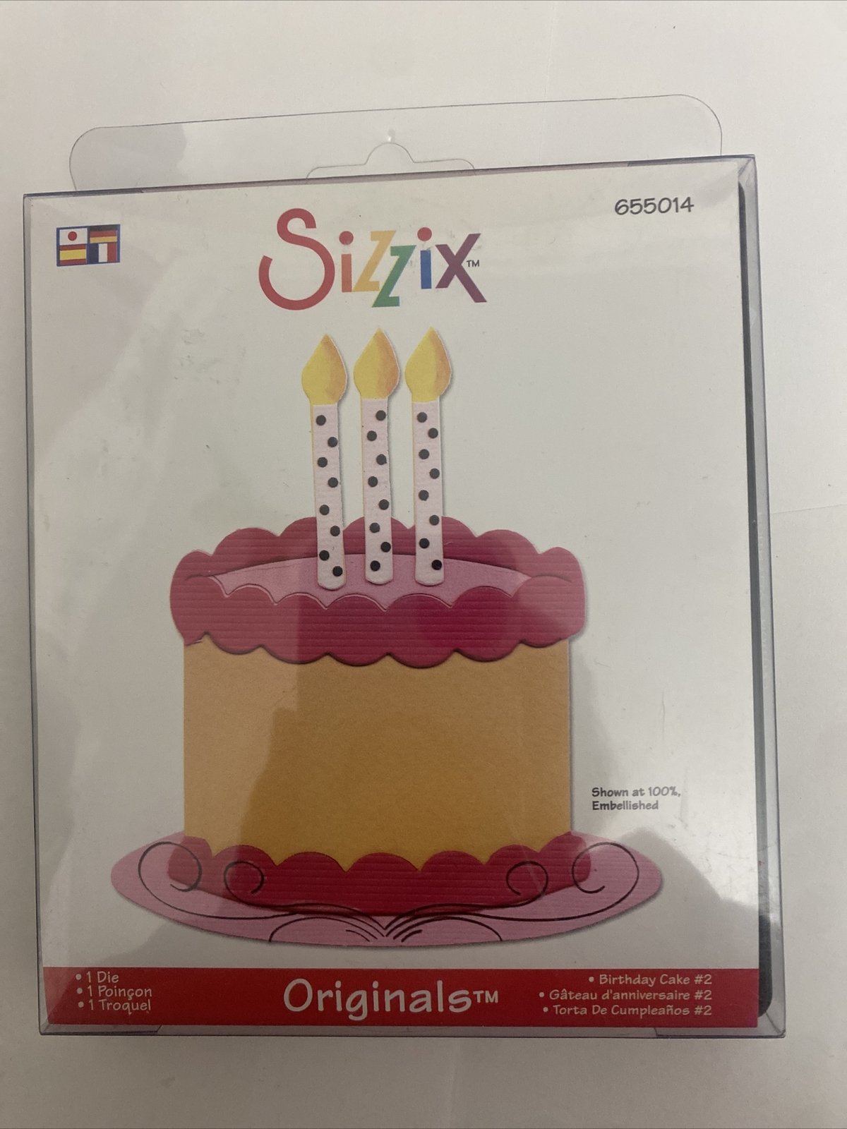 Sizzix Original Die: Birthday Cake #2 NEW | eBay