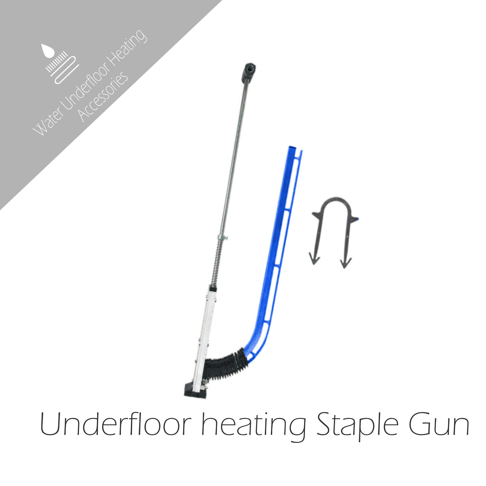 40MM UNDERFLOOR HEATING UFH PIPE CLIP STAPLES FIT 16MM PIPE WORKS WITH ...
