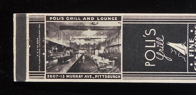 1930s? INTERIOR Poli's Grill and Lounge Sea Food Ducks Squabs Eggs ...