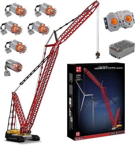 Mould King 17015 Crawler Crane Building Block Remote Control Motor Kit ...