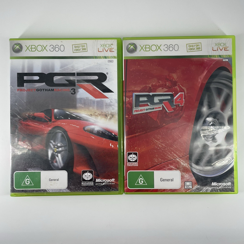 Project Gotham Racing 3 & 4 PGR - Xbox 360 - Game Bundle - Inc Manual ...